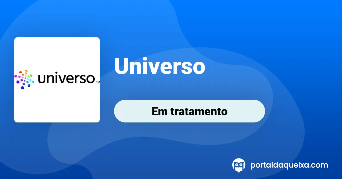 Universo - Cartão de crédito universo - pagamento livre