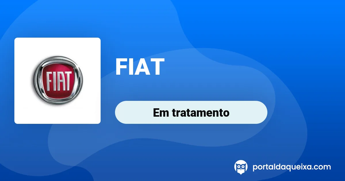 Reclamação: FIAT - Entrega de peças