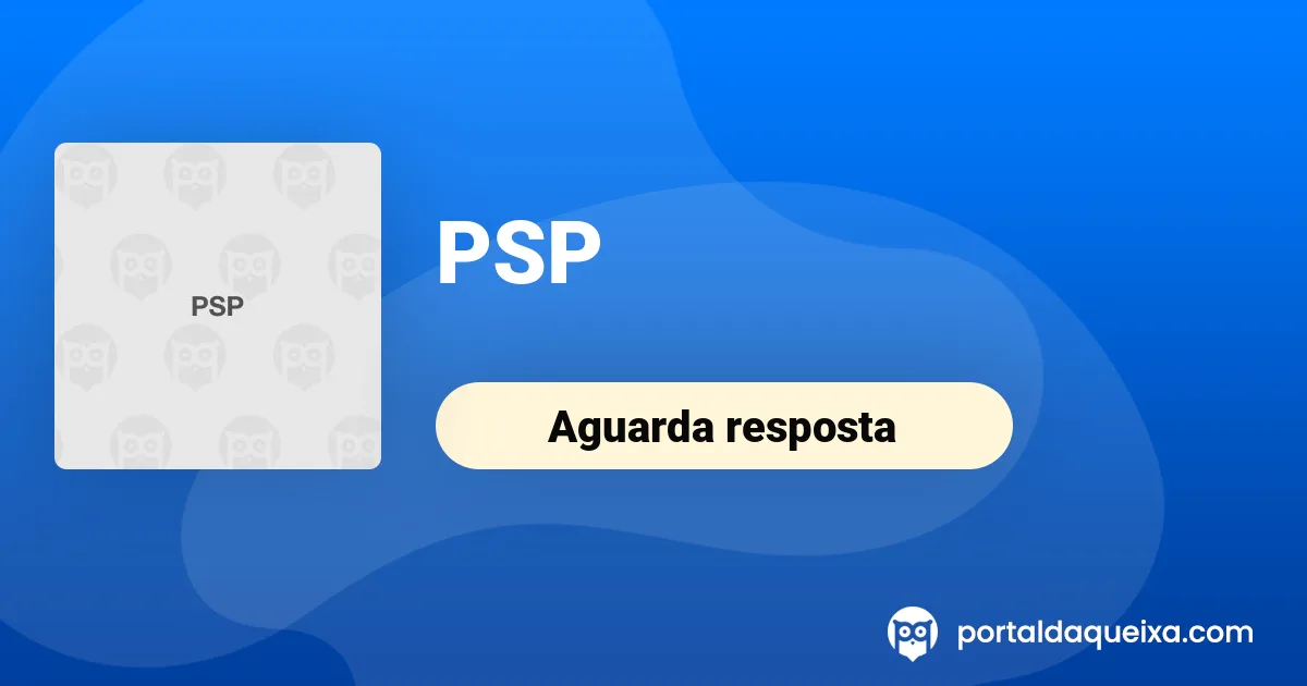 Reclamação: PSP - Ausência do envio de cartões profissionais - SIGESP