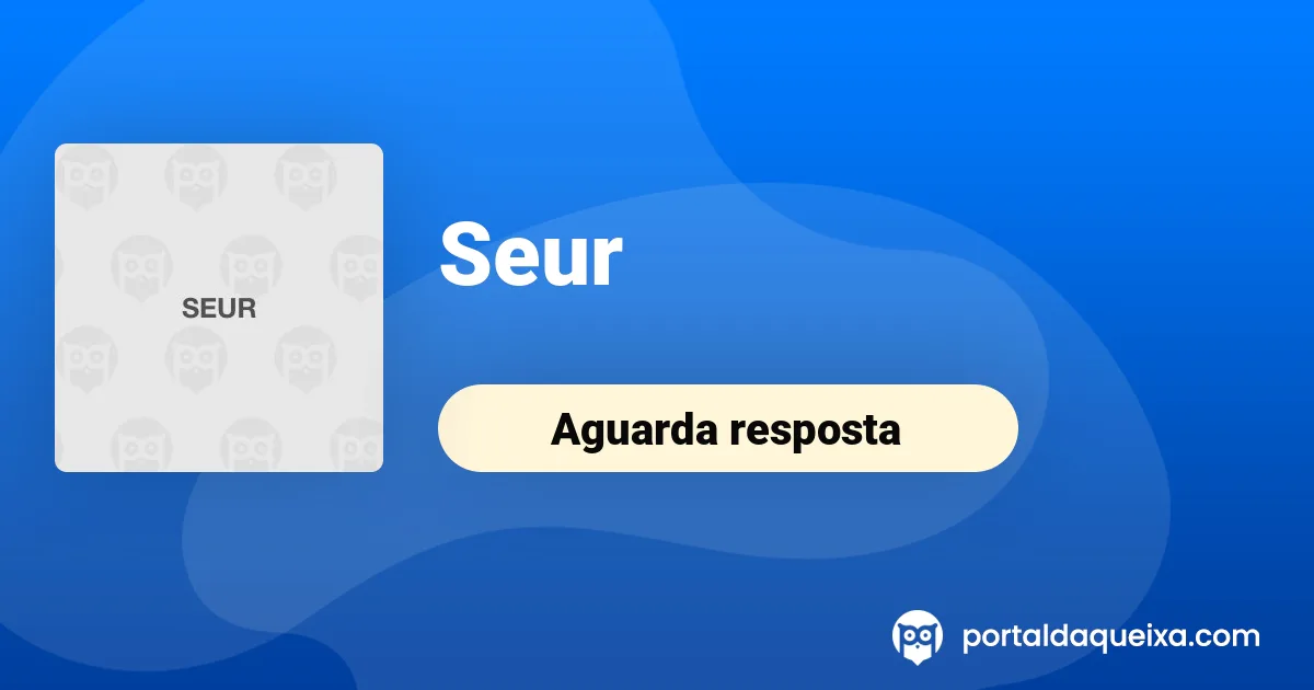 Reclamação: Seur - Consulta de rastreamento inexistente