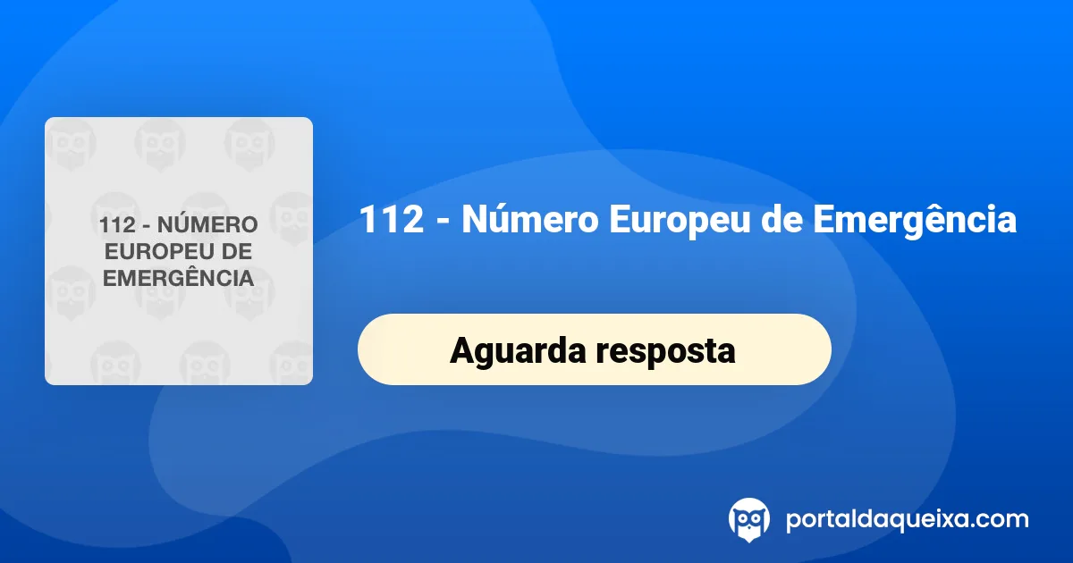 112 - Número Europeu de Emergência - 112