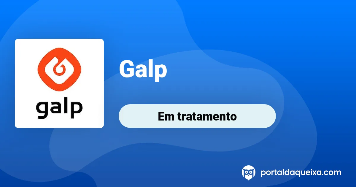 Reclamação: Galp - Faturas de electricidade