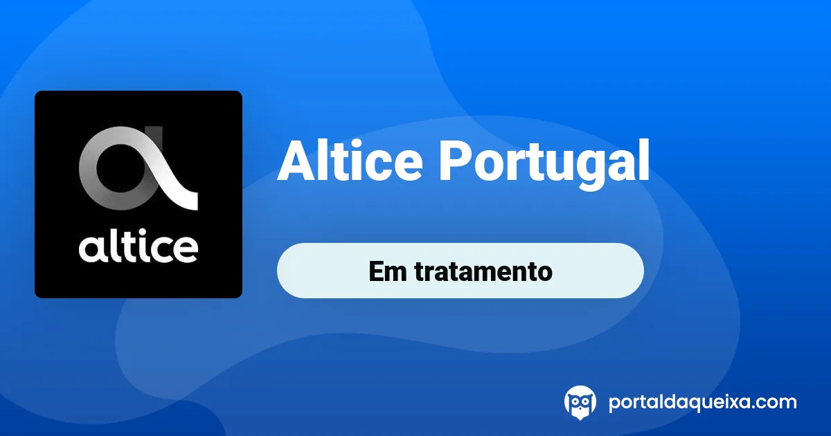 Altice Portugal - Tampa solta
