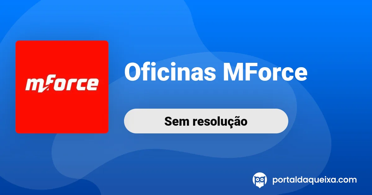 Reclamação: Oficinas MyForce - Myforce – alinhamento falhado e desgaste ...