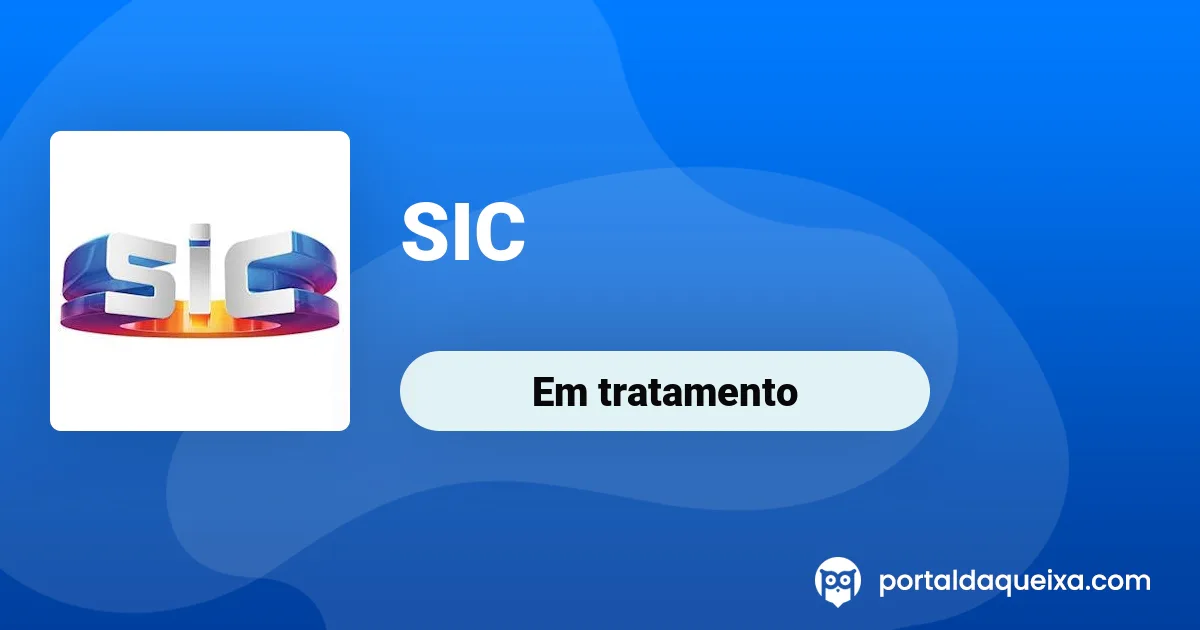 SIC - Opto sic não dá de repente