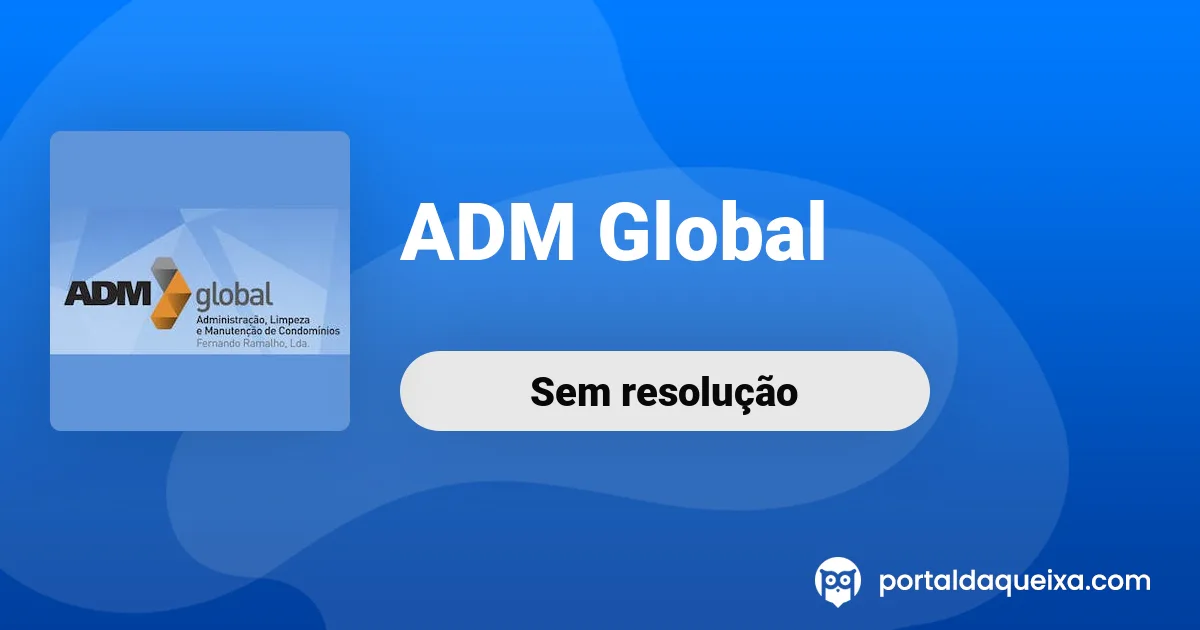 Reclamação: ADM Global - Infiltrações que não verificadas/reparadas ...