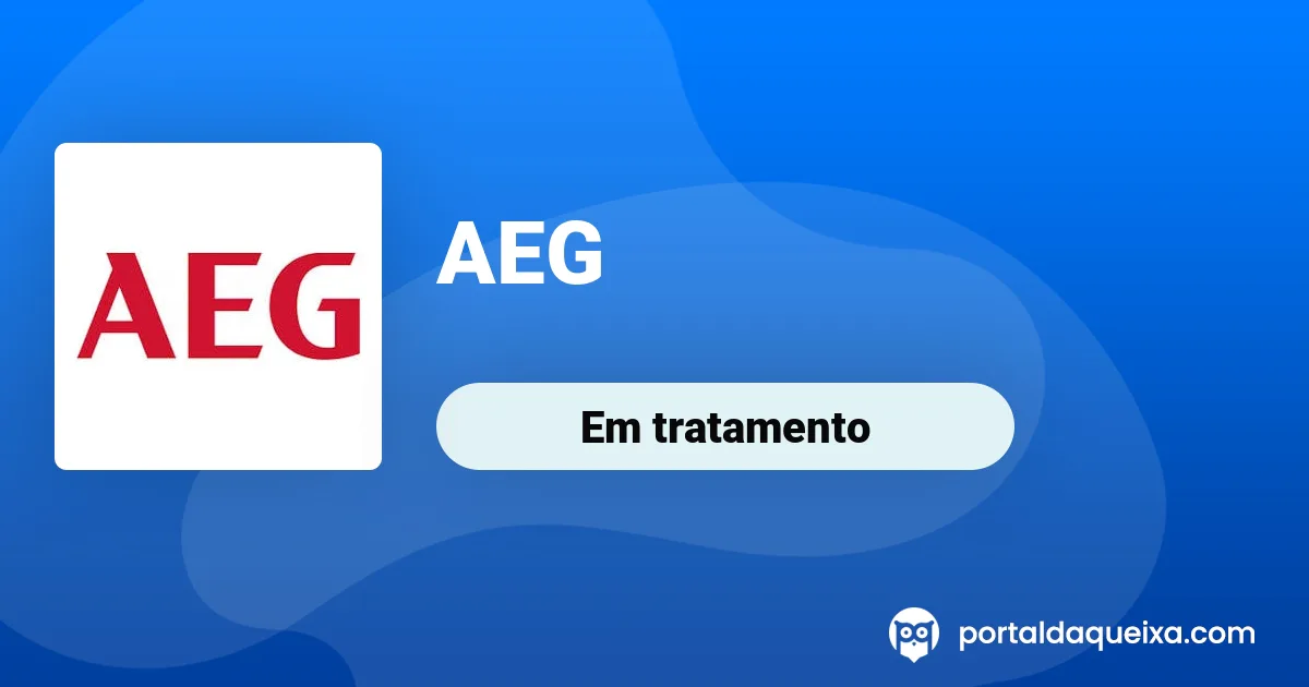 Reclamação: AEG - Máquina de lavar entregue com amolgadela