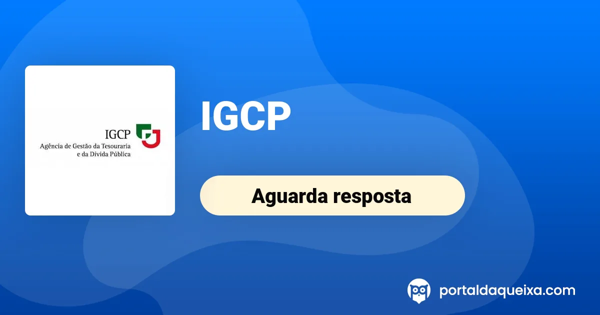 IGCP - Problemas na interação com o igcp