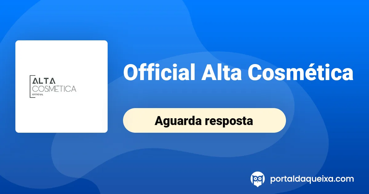 Reclamação: Official Alta Cosmética - Encomenda paga não entregue e ...