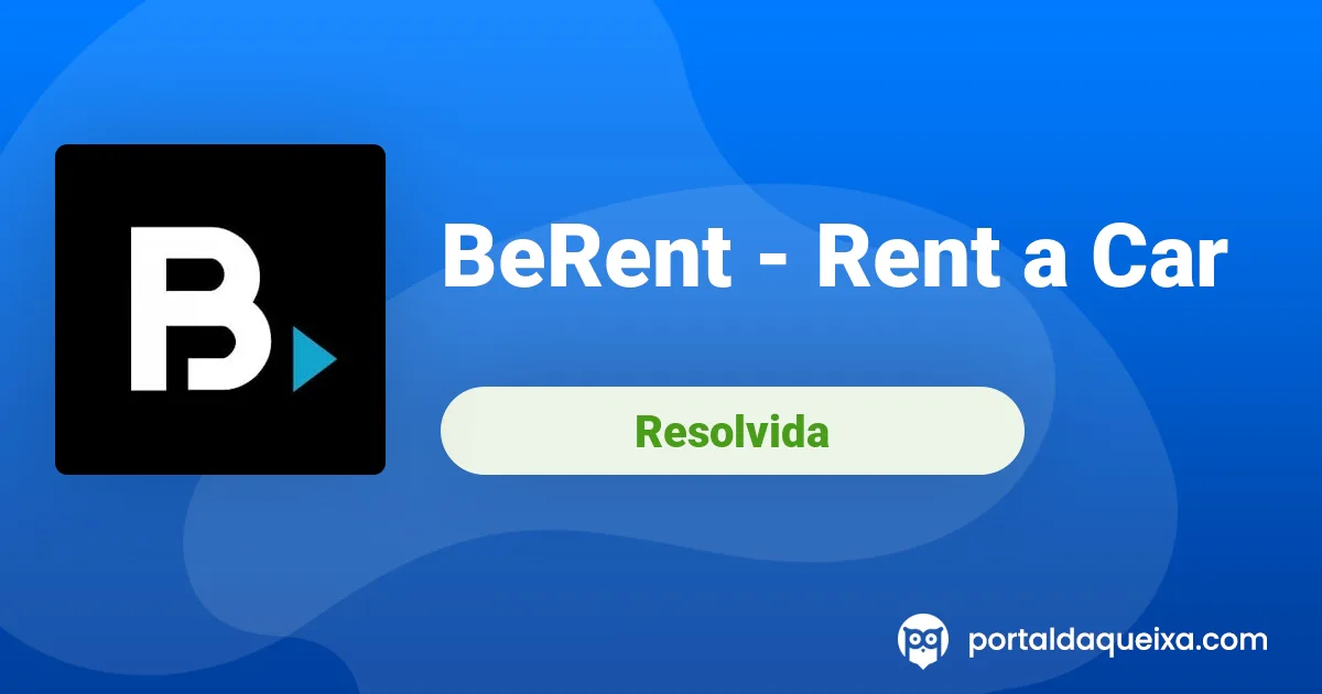 Reclamação Resolvida: BeRent - Rent a Car - Carro c/ bateria fraca ...