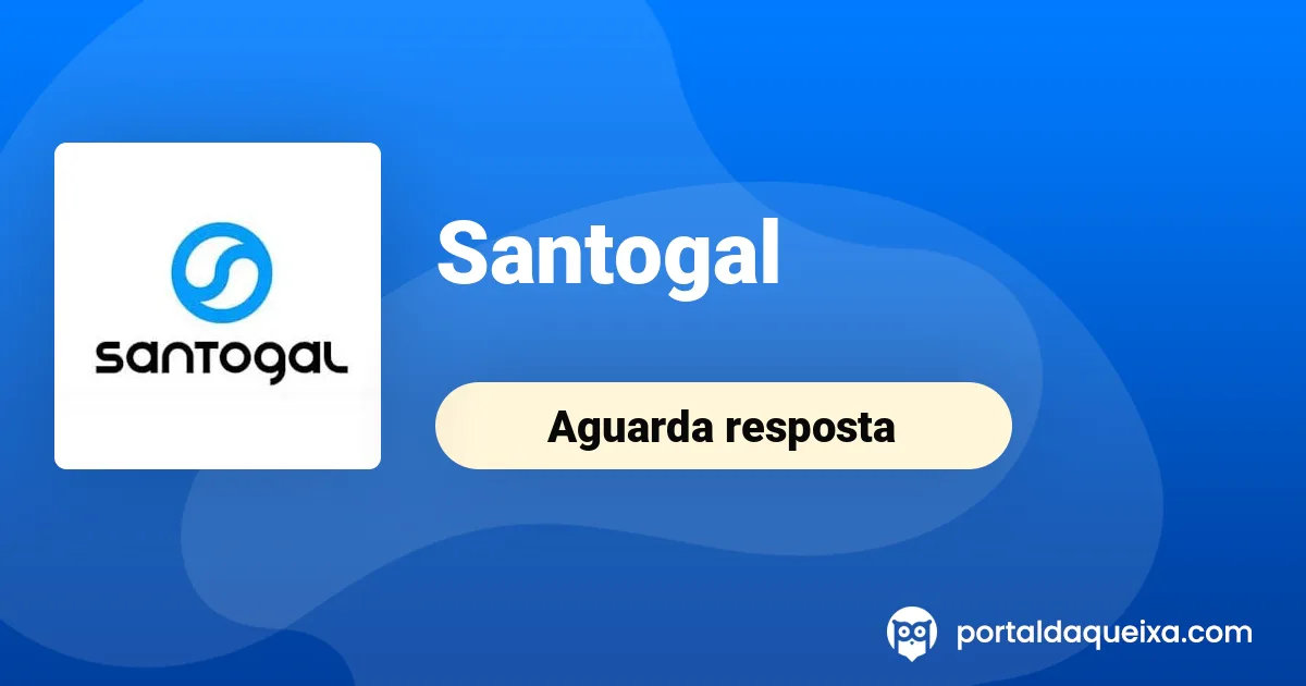 Santogal - Carrinha eletrica | compra | avaria e não seguimento