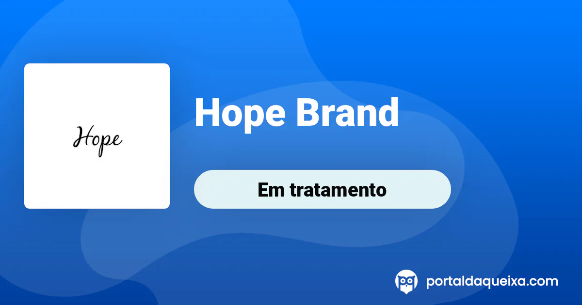 Hope Brand - 100% fraude