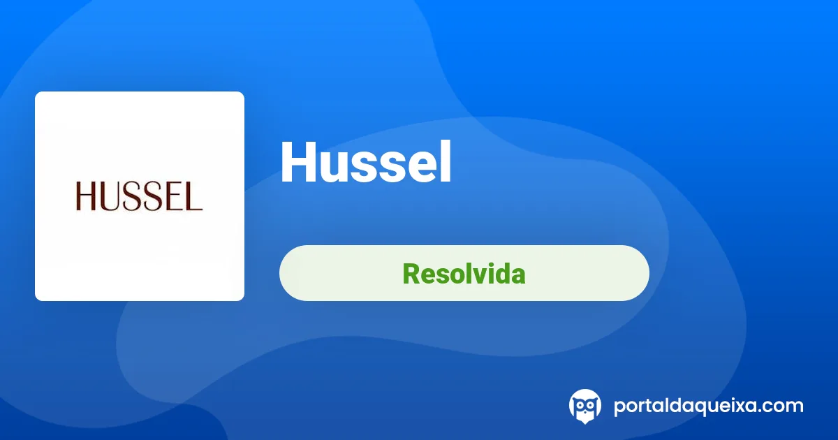Reclamação Resolvida: Hussel - Problema de qualidade alimentar (pelo ...